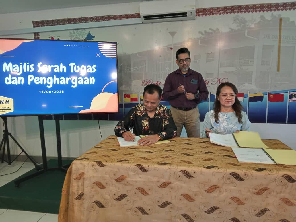 Majlis Serah Tugas Jurutera Bahagian Kota Kinabalu dan Jurutera ...